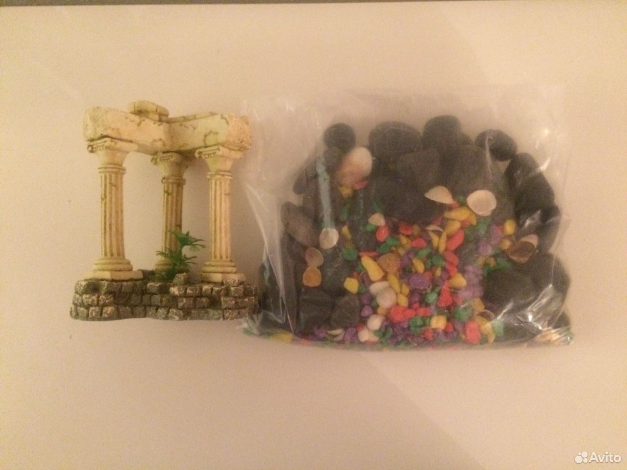 Грунт, декор, фон для аквариума