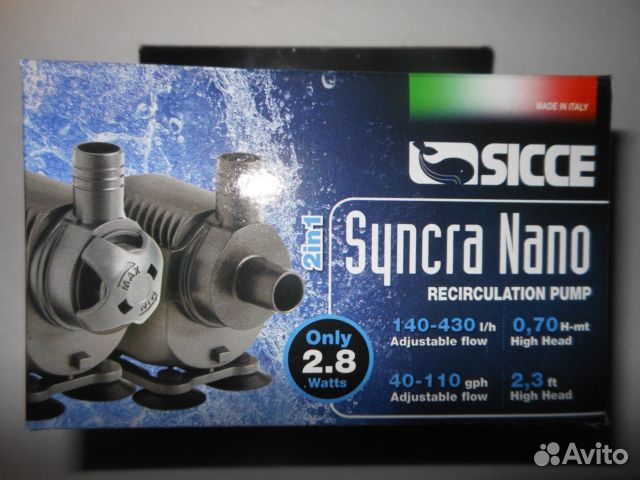 Sicce Syncra Nano - компактная помпа, 140-430 л/ч