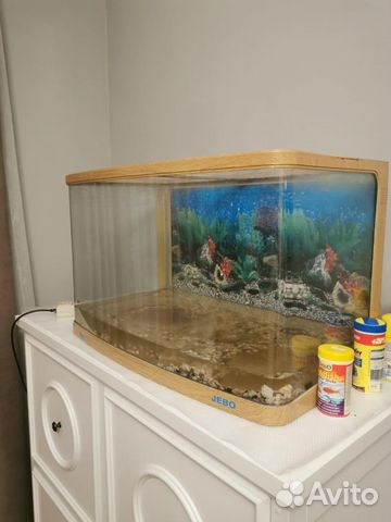 Аквариум Jebo 150 л, в придачу фильтр Eheim