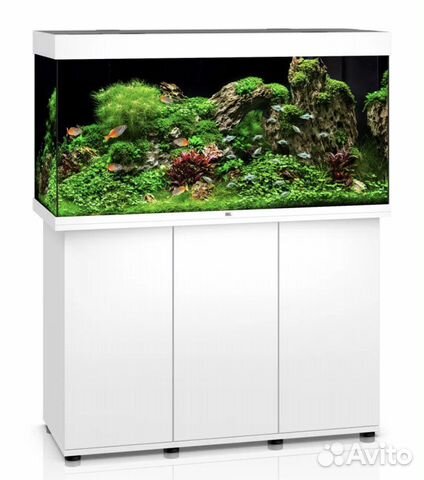 Аквариум с тумбой Juwel Rio 350 белый. Новый